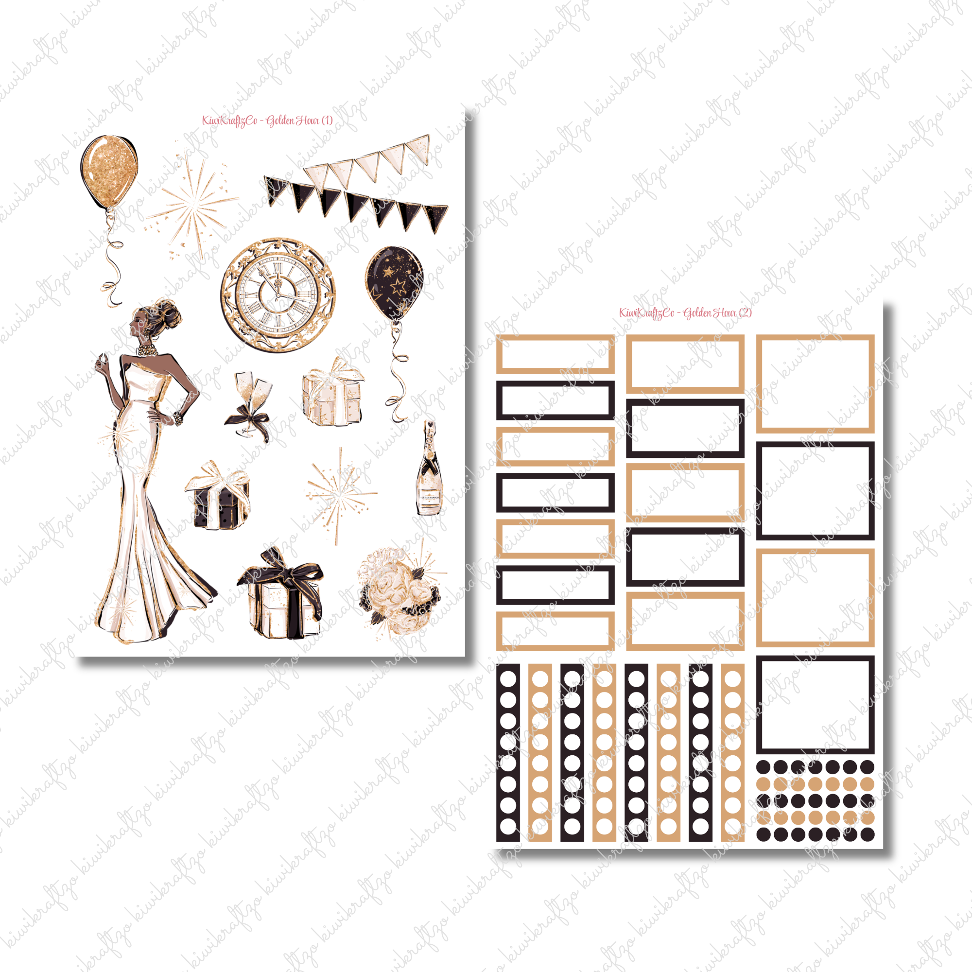 Golden Hour DIGITAL Bundle – KiwiKraftzCo