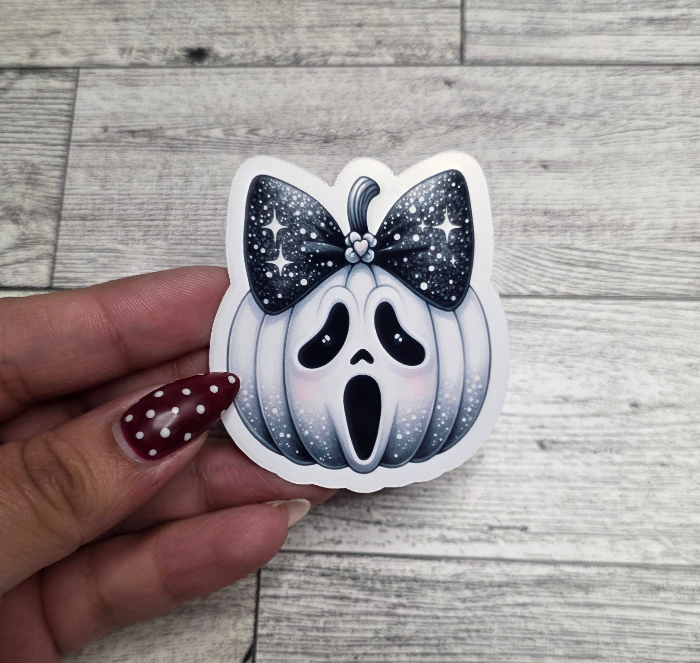 Die Cut Sticker - Spooky Cute Scream – KiwiKraftzCo