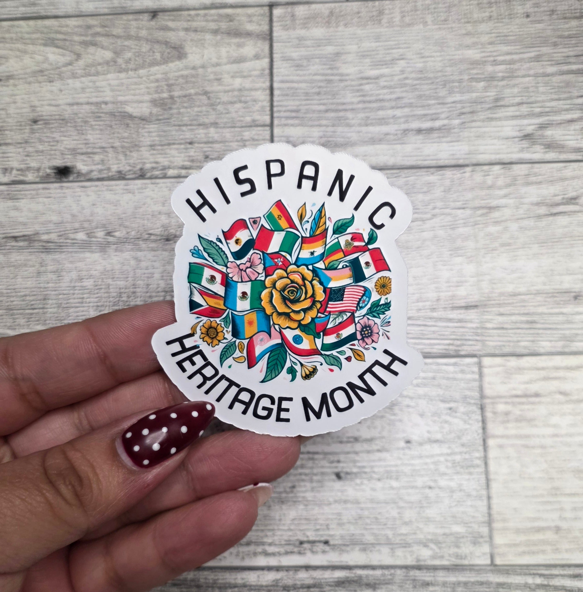 Die Cut Sticker - Hispanic Heritage Month – KiwiKraftzCo